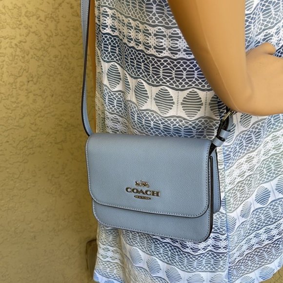 Coach | Bags | Coach C5626 Mini Brynn Crossbody Marble Blue | Poshmark